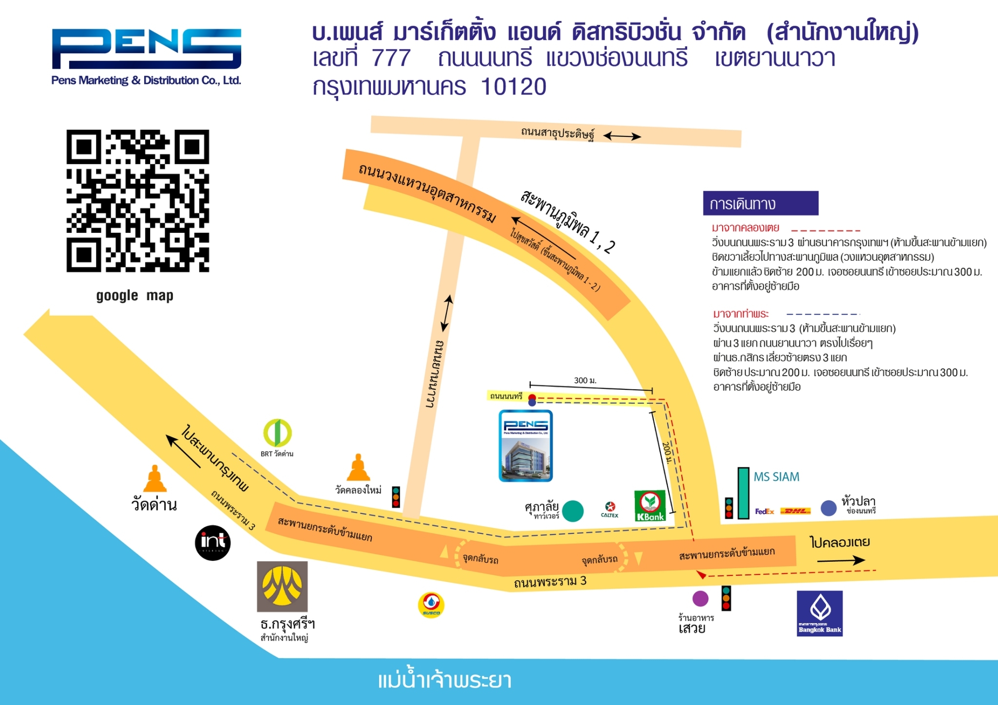 ติดต่อเรา – Pens Marketing And Distribution Co.,Ltd.